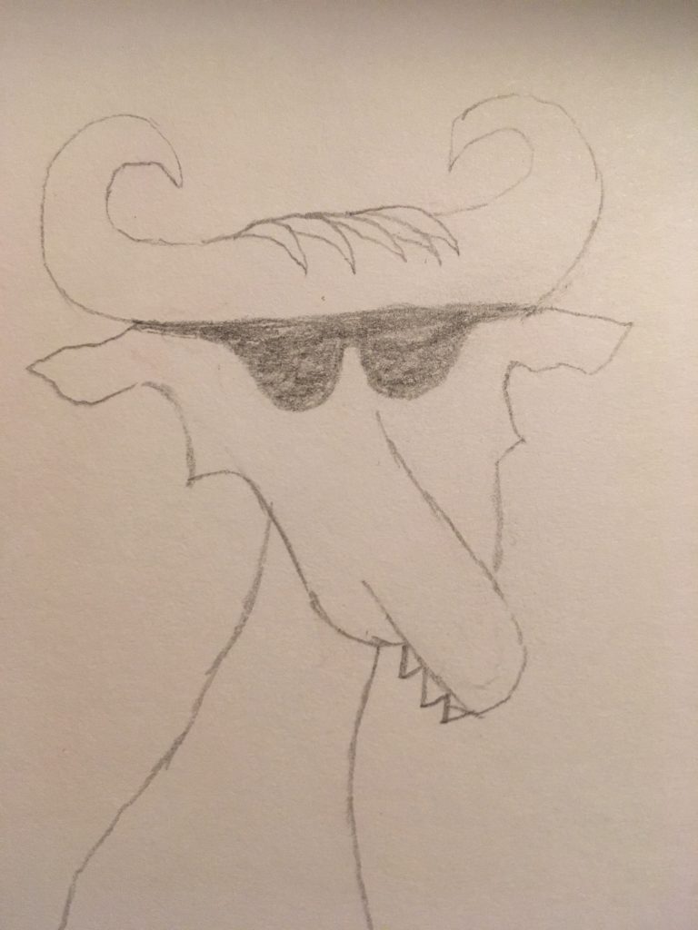 Cool Dude: Drawing Dragons Day 227 - Kate Ristau