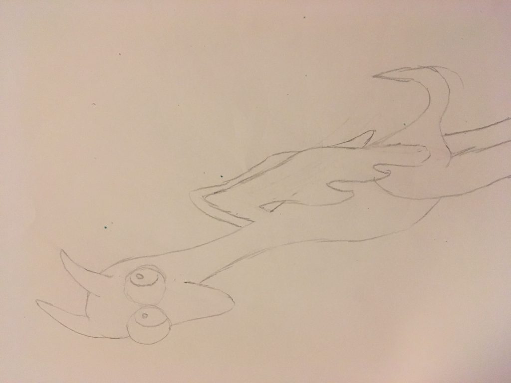 Dance the Funky Chicken: Drawing Dragons Day 341 - Kate Ristau